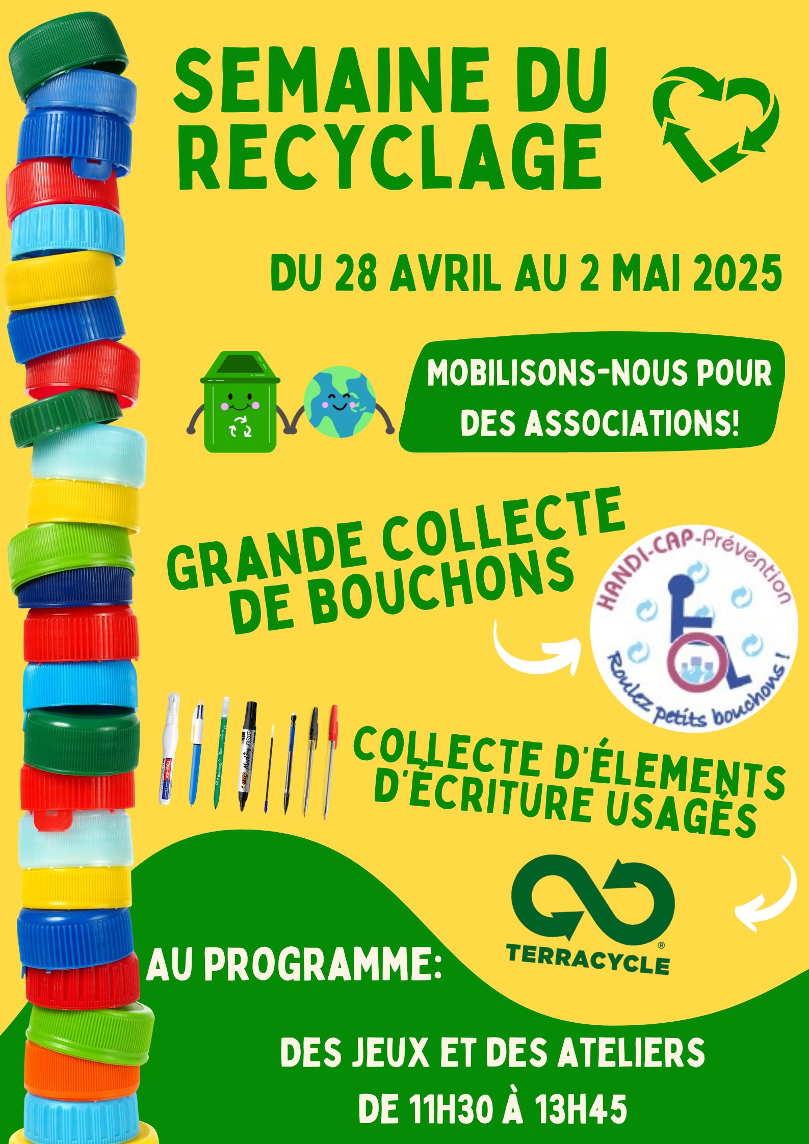 Semaine du recyclage - du 28 avril au 2 mai 2025- - Collège Saint-Simon