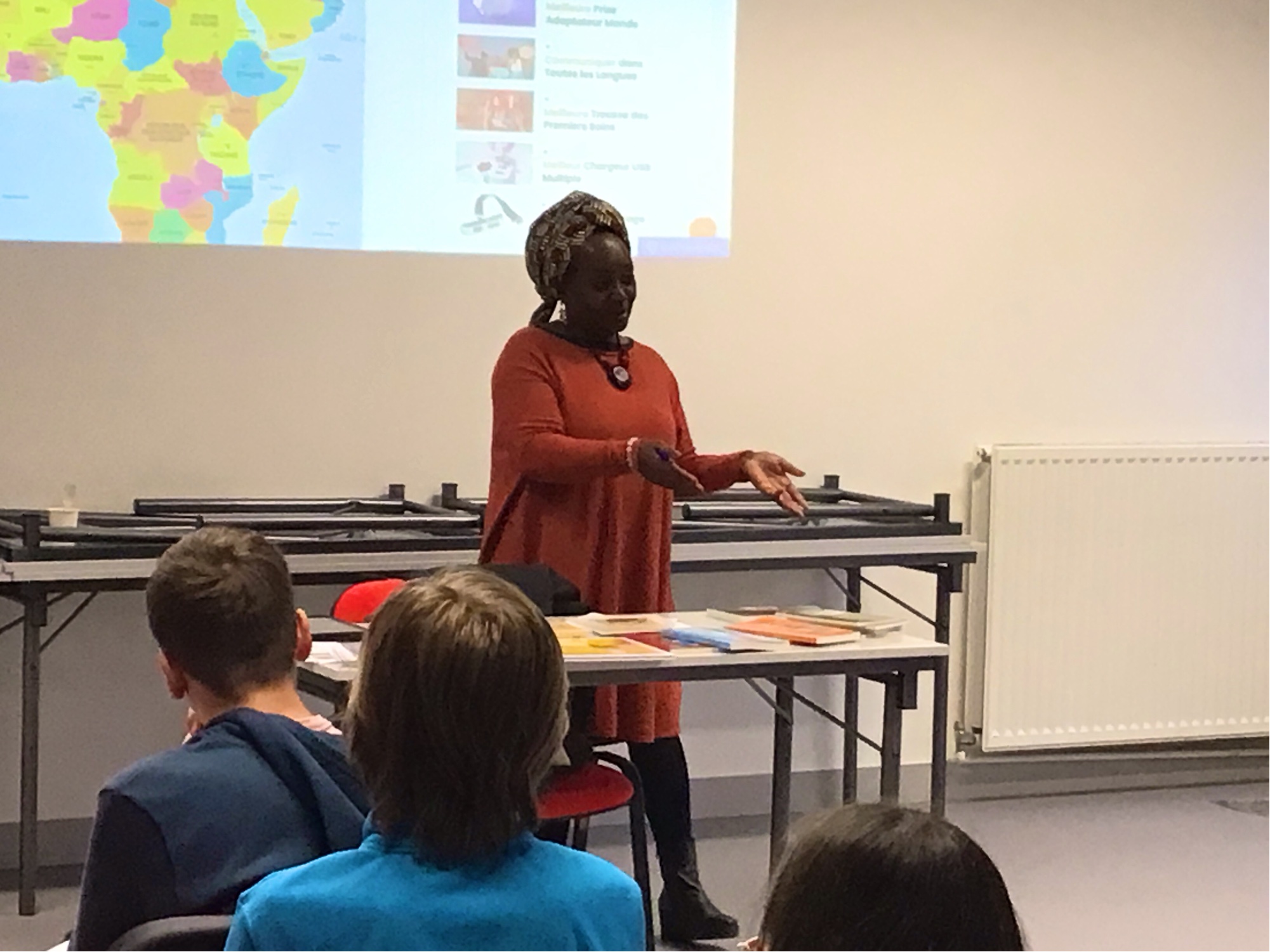 Intervention de Virginie Mouanda - Collège Saint-Simon